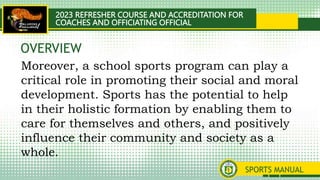 DepEd-Sports-Manual-Overview.pptx | Sports