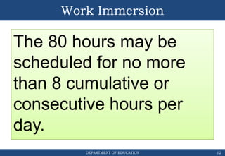 Deped career immersion | PDF