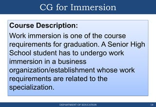 Deped career immersion | PDF