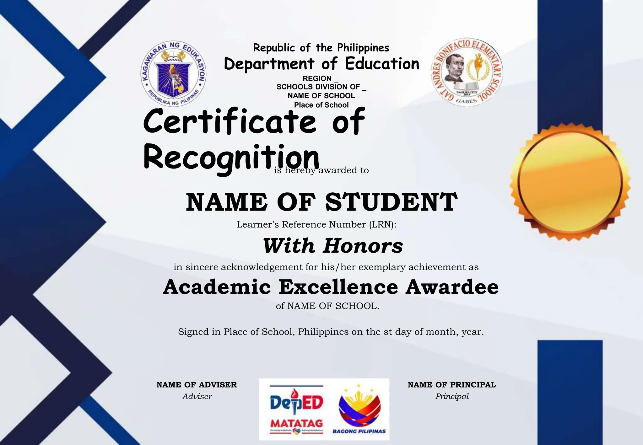DepEd Certificates-......Recognition.pptx