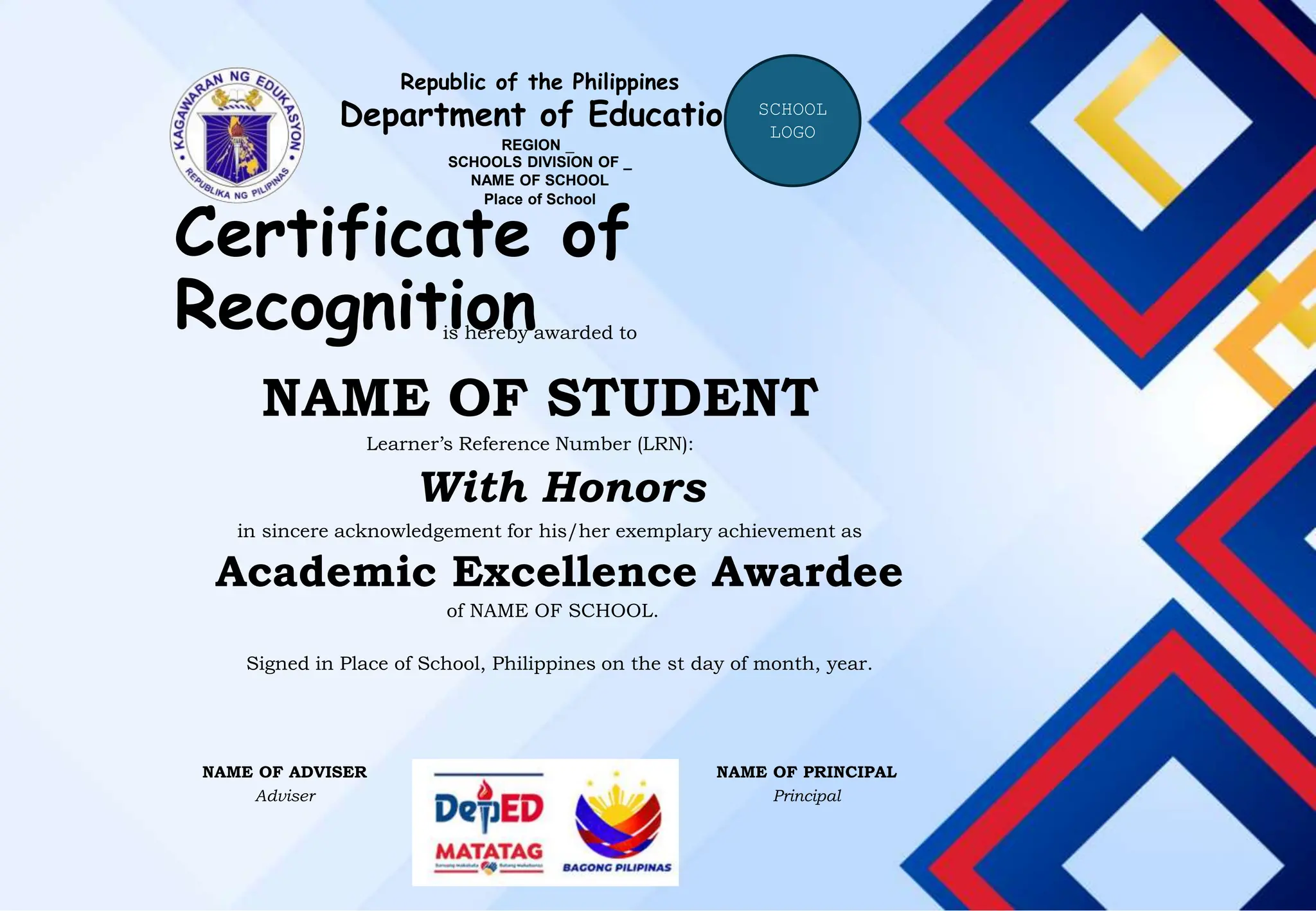 DepEd Certificates-......Recognition.pptx