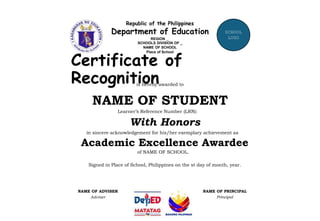 DepEd Certificates-......Recognition.pptx