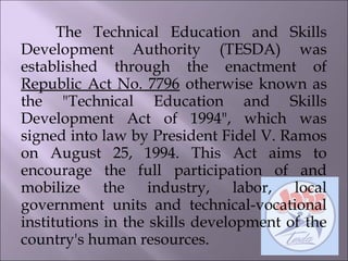 DepEd, CHED and TESDA | PPT