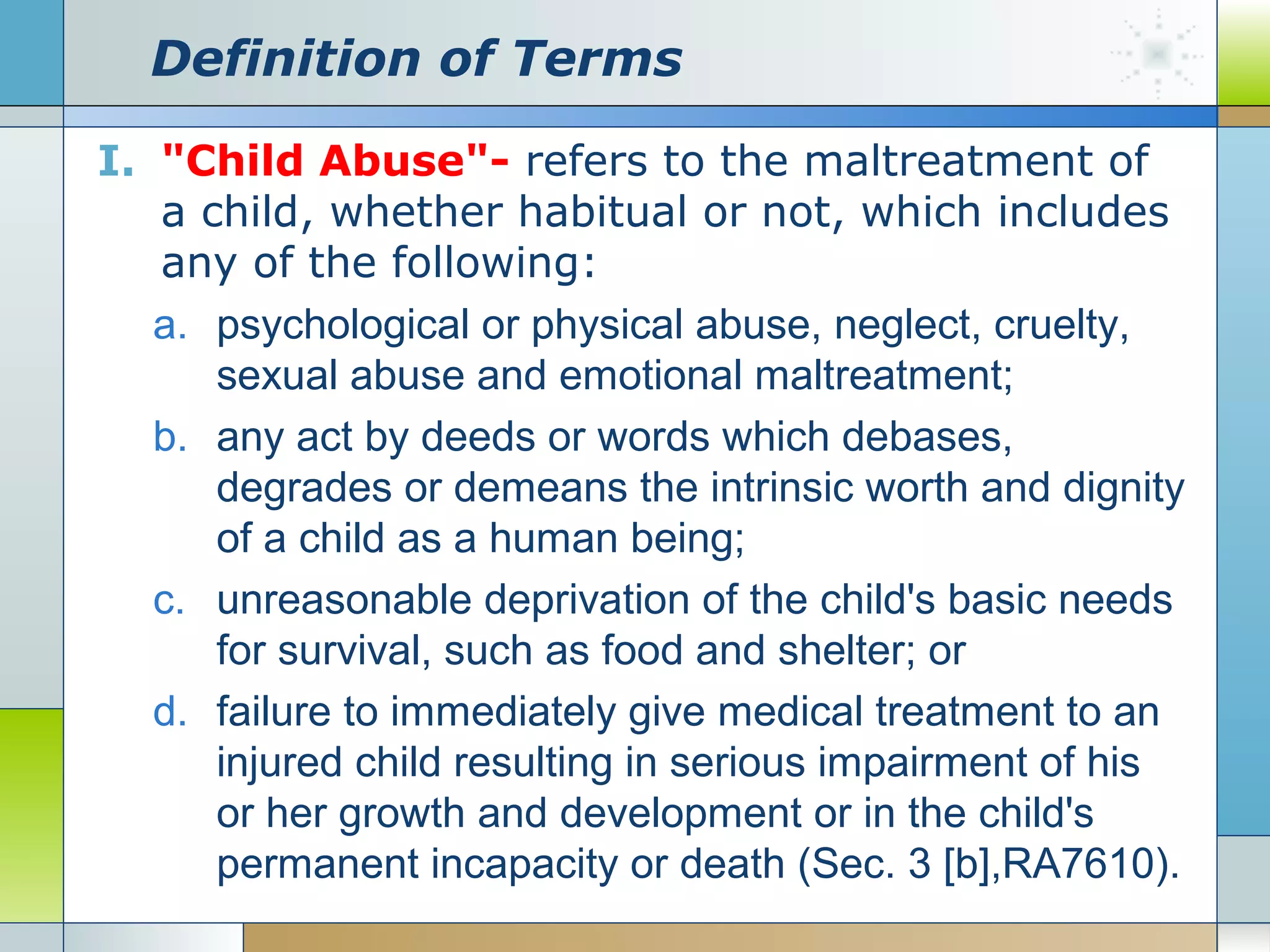 Deped child protection policy | PPT
