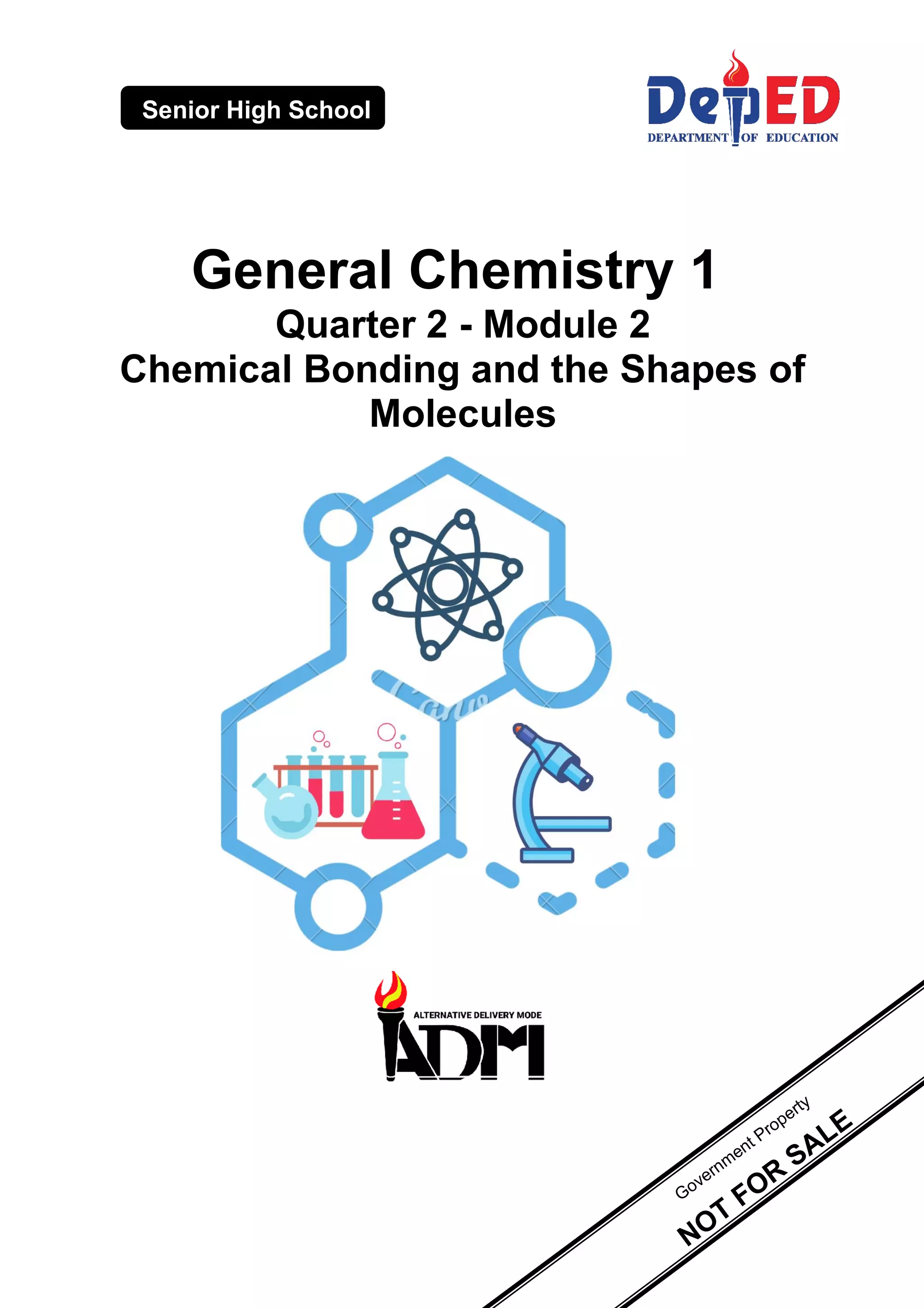 DepEd SHS STEM General Chemistry Modules Quarters 1-2 by CDO | PDF
