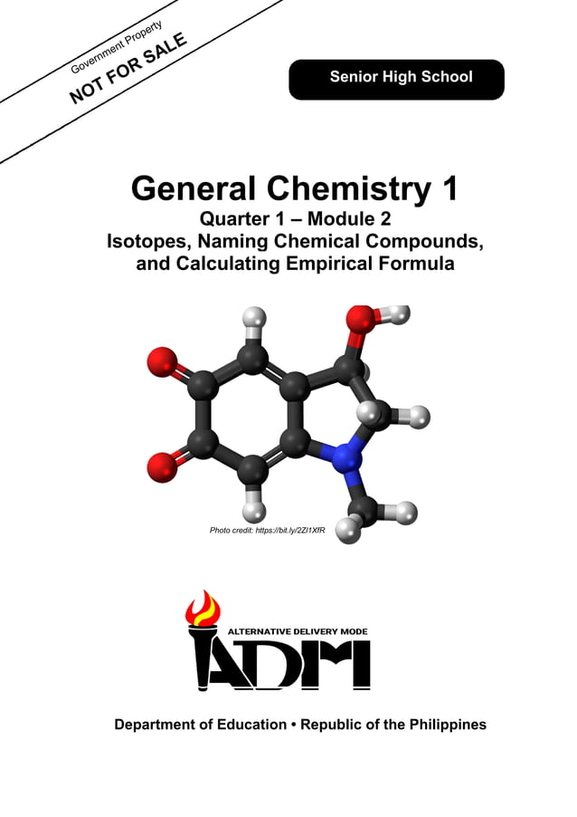 DepEd SHS STEM General Chemistry Modules Quarters 1-2 by CDO | PDF ...