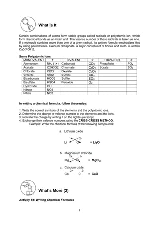 DepEd SHS STEM General Chemistry Modules Quarters 1-2 by CDO | PDF
