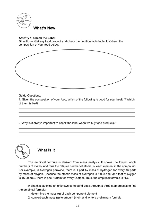 DepEd SHS STEM General Chemistry Modules Quarters 1-2 by CDO | PDF ...