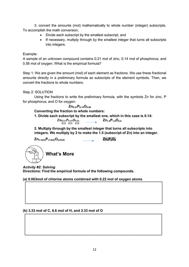DepEd SHS STEM General Chemistry Modules Quarters 1-2 by CDO | PDF ...
