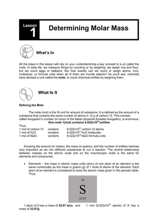 DepEd SHS STEM General Chemistry Modules Quarters 1-2 by CDO | PDF