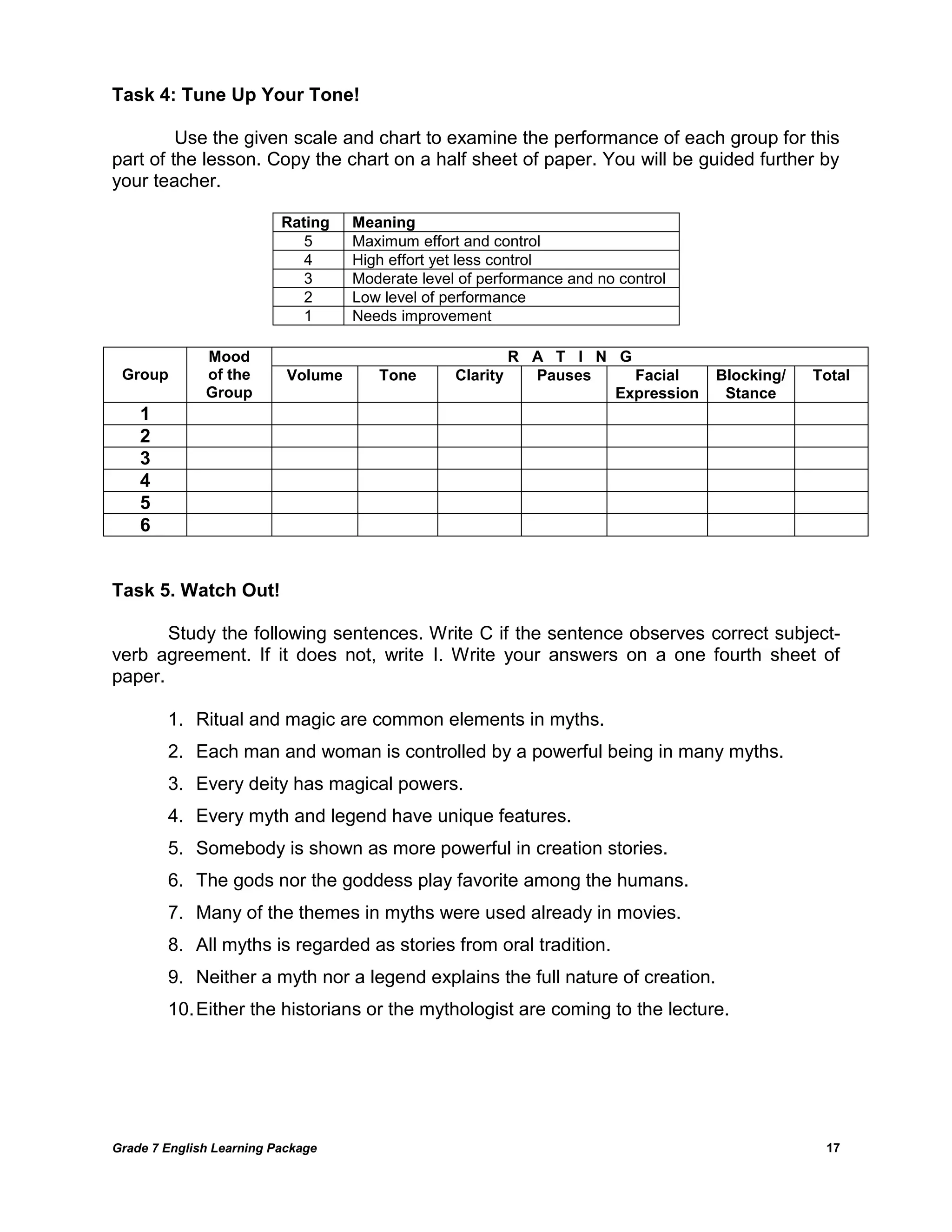 Deped grade 7 english module 1st quarter | PDF
