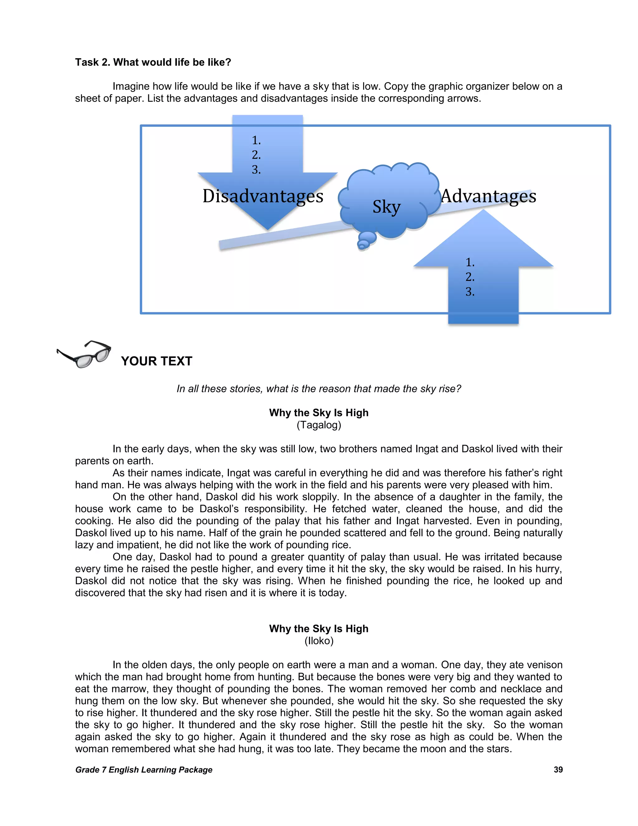 Deped grade 7 english module 1st quarter | PDF