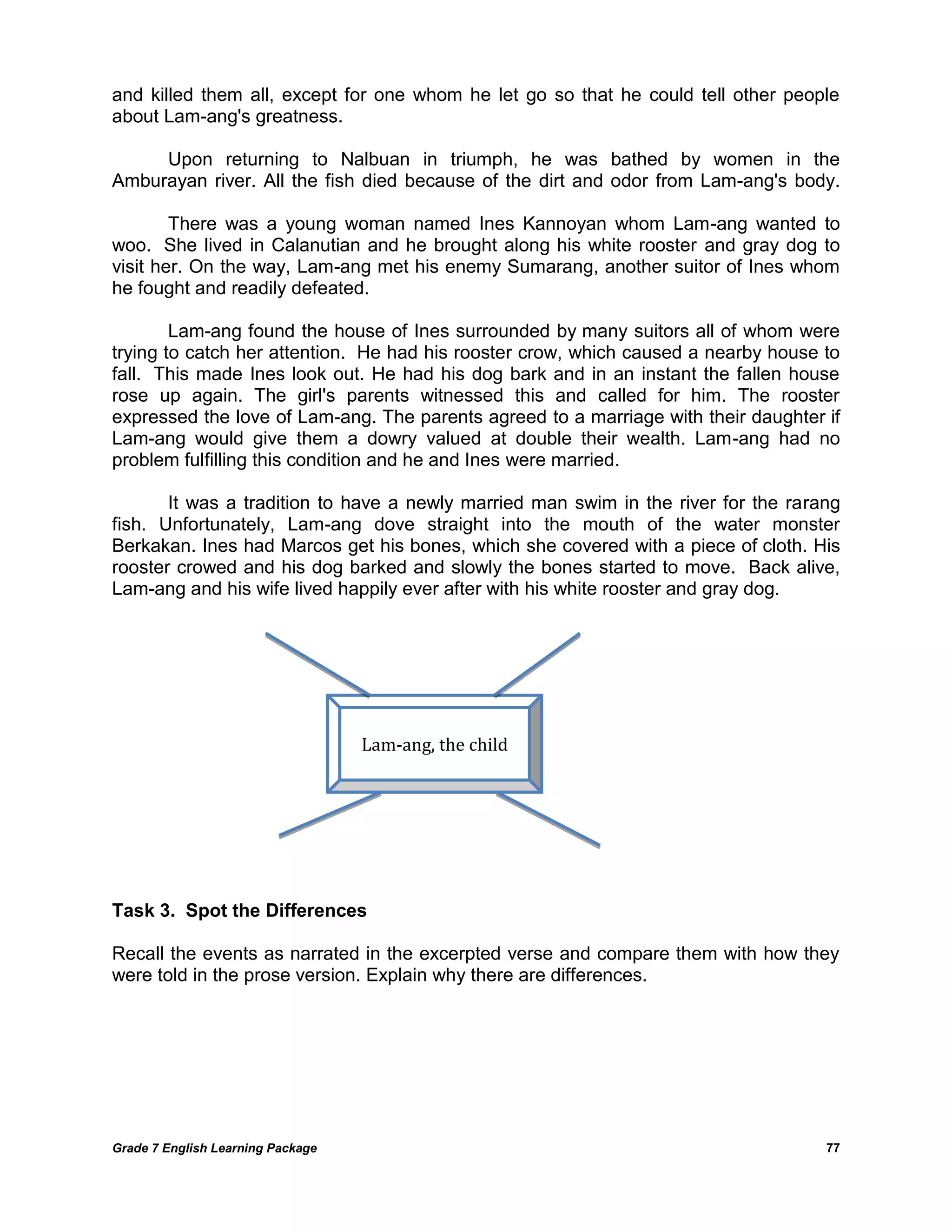 Deped grade 7 english module 1st quarter | PDF