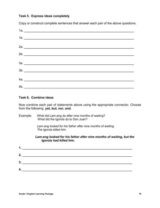 Deped grade 7 english module 1st quarter | PDF