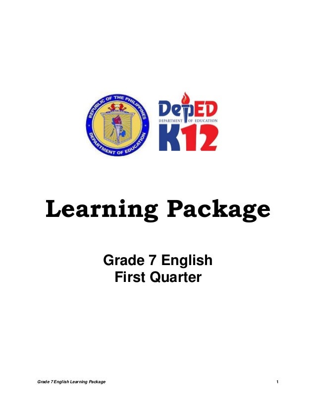 Deped Grade 7 English Module 1st Quarter Gambaran Deped Grade 7 English Module 1st Quarter Gambaran