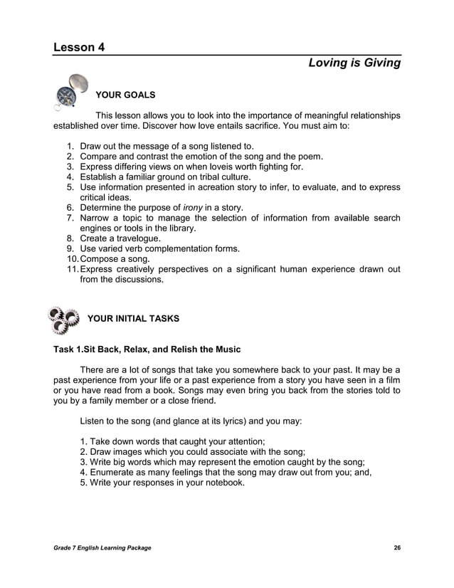 Deped grade 7 english module 2nd quater | PDF