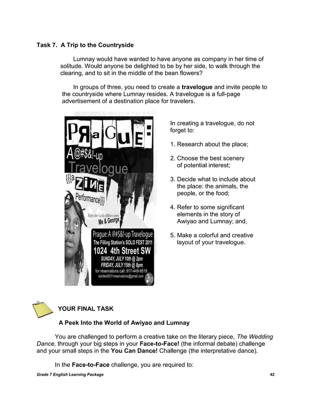 Deped grade 7 english module 2nd quater | PDF