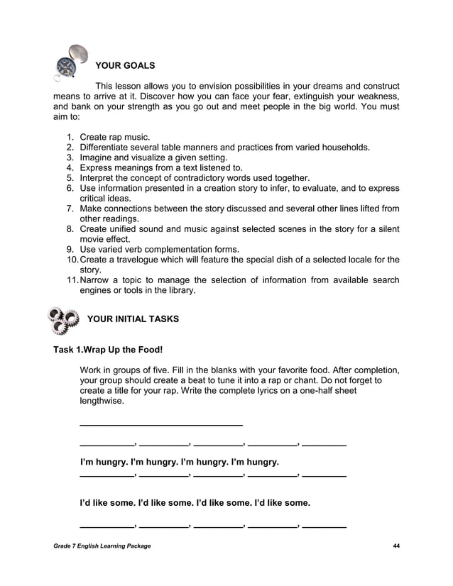 Deped grade 7 english module 2nd quater | PDF