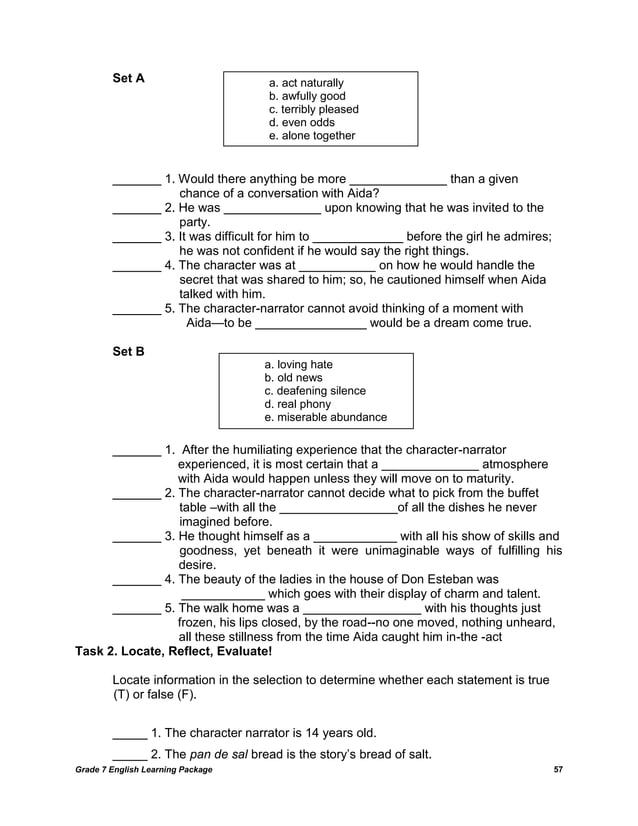 Deped grade 7 english module 2nd quater | PDF