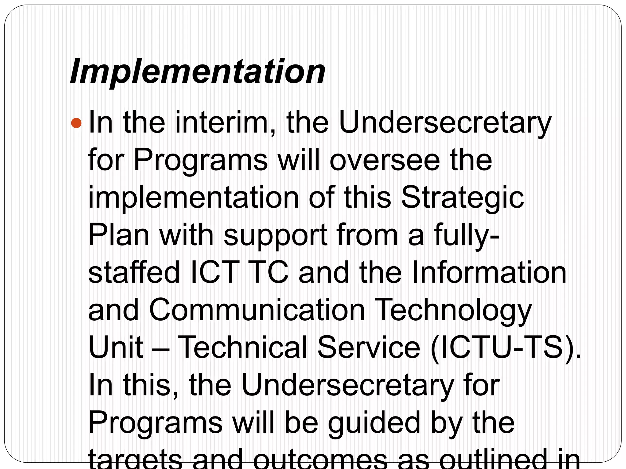 DepED ICT4e Strategic Plan | PPTX