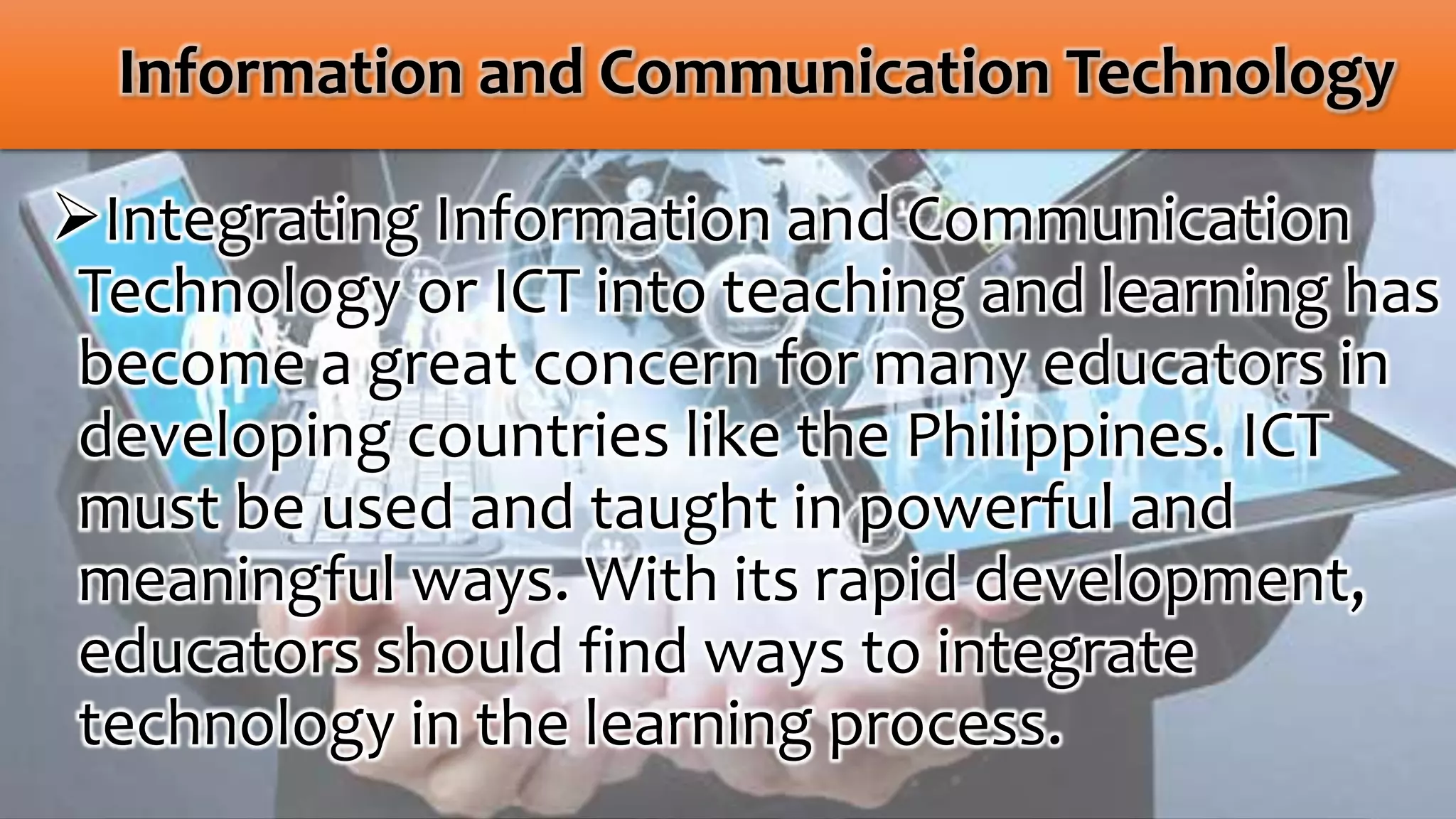Integration of ICT in DepEd | PPTX