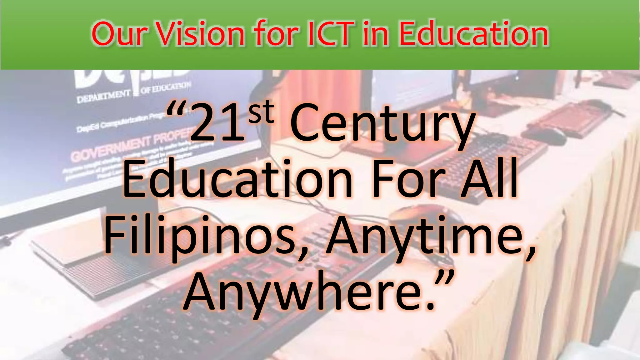 Integration of ICT in DepEd | PPTX