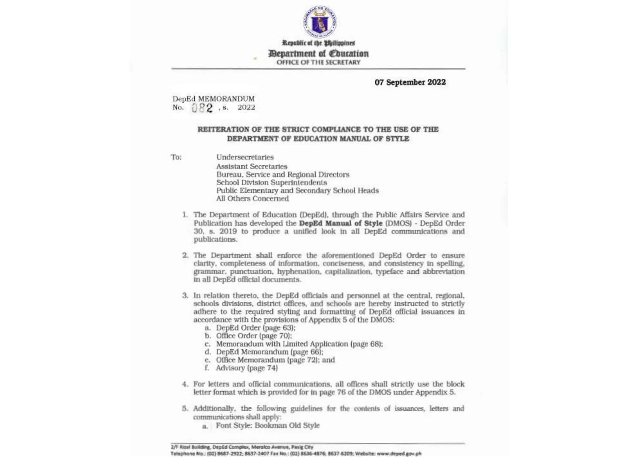 Deped Manual of Style.pptx