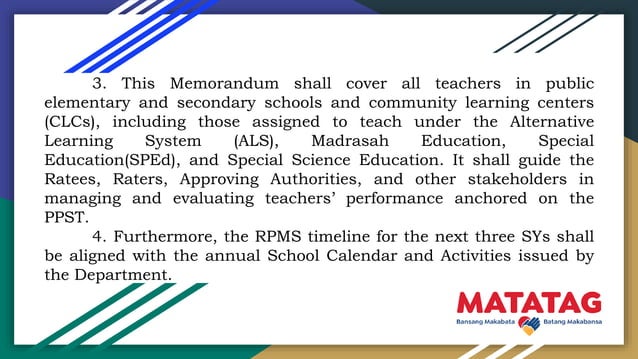 DepEd Memo No. 008 , S. 2023.pptx | Educational Assessment | Education