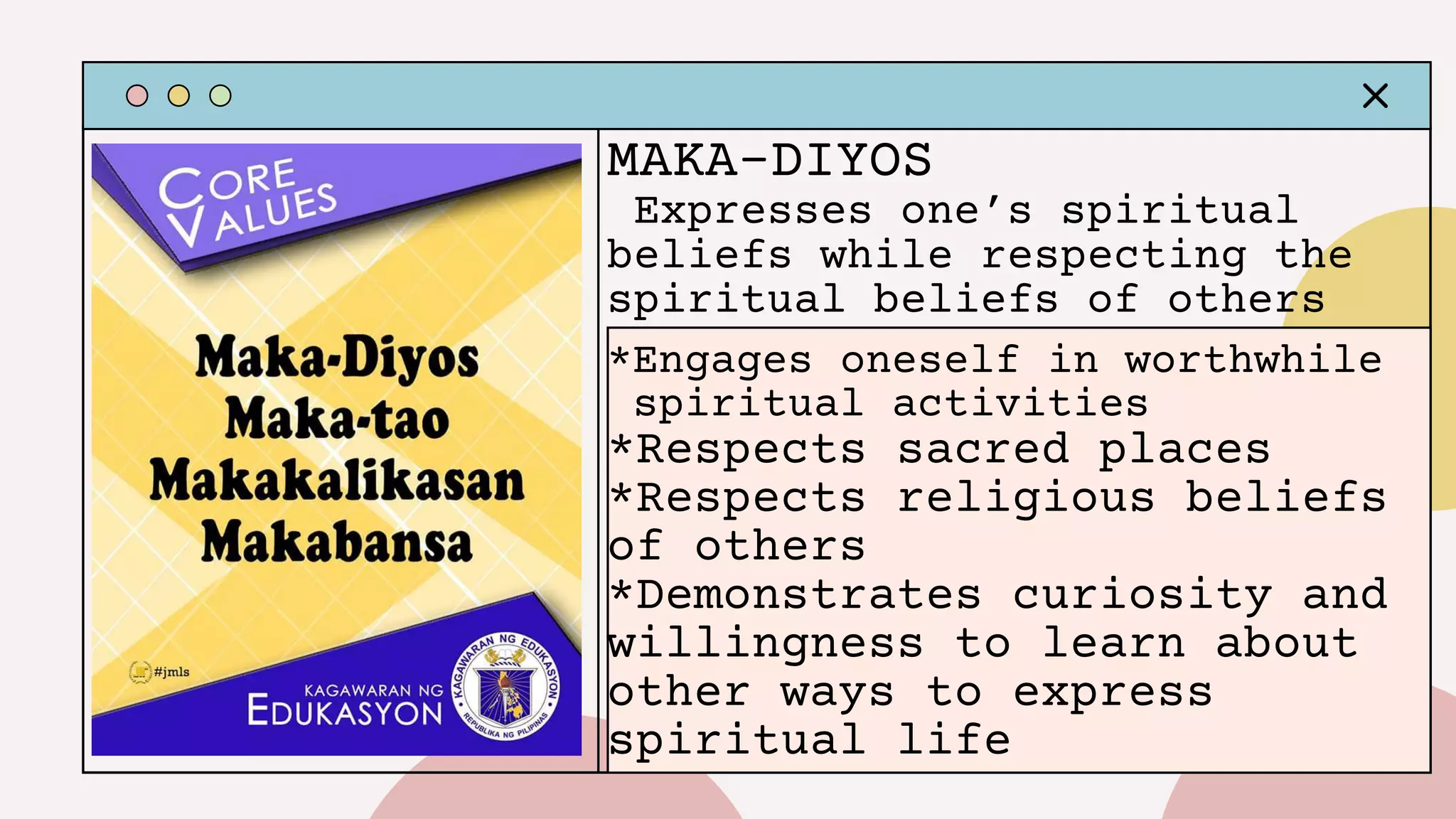 Deped mission, vision and core values | PPTX