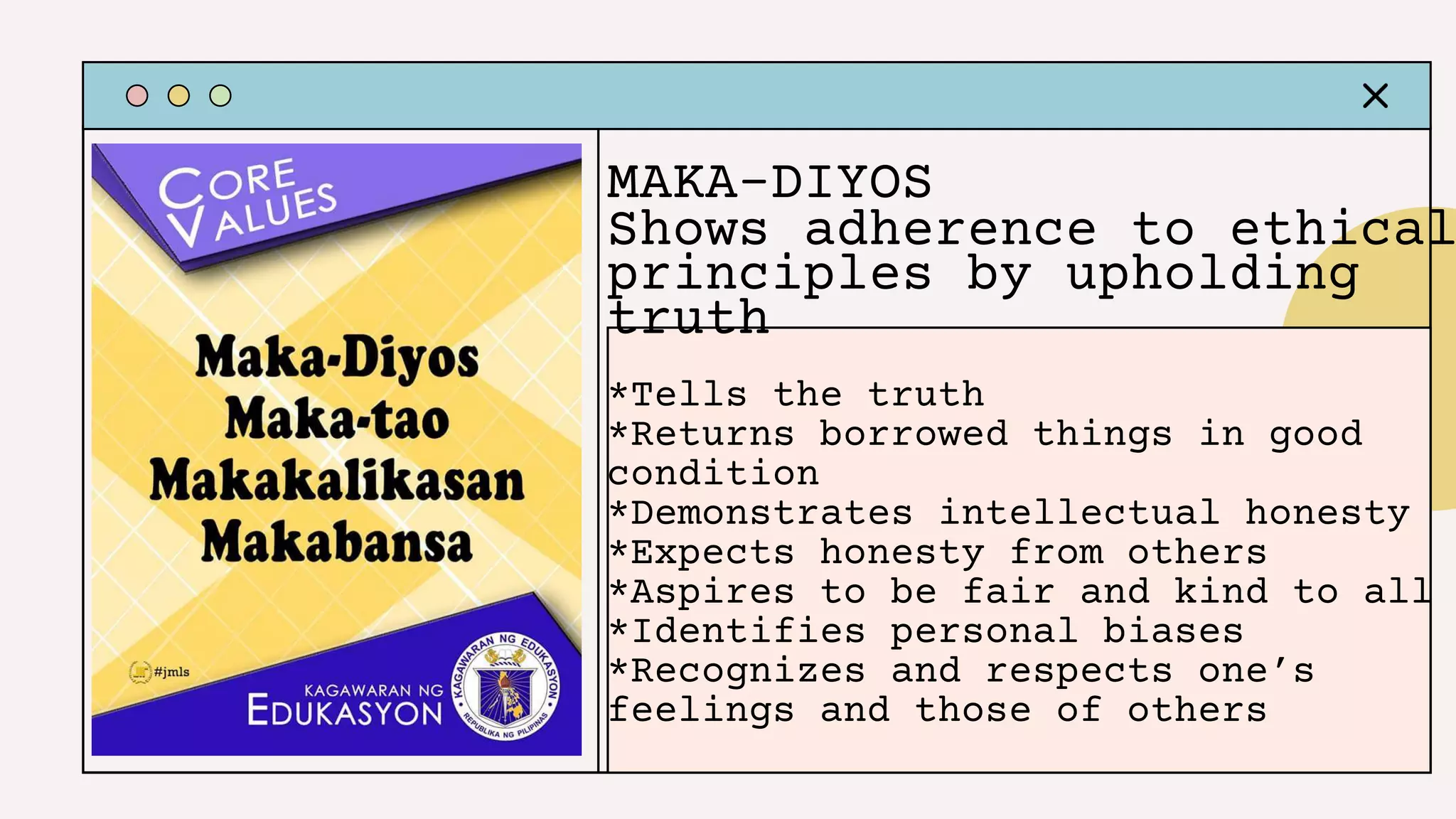 Deped mission, vision and core values | PPTX