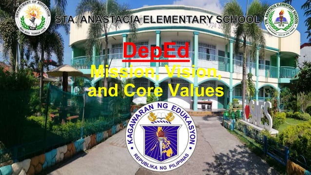 DepED Mission, Vision, and Core Values.pptx | Professional School ...