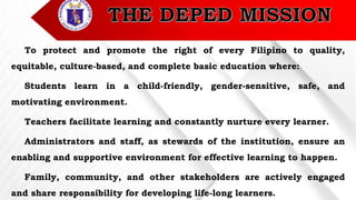 DepED Mission, Vision, and Core Values.pptx