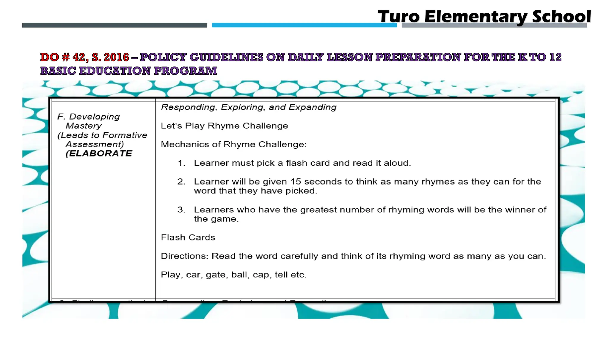 depedno42s2016-rhia.pdf policy guidelines on lesson preparation for the kto12 education program ...