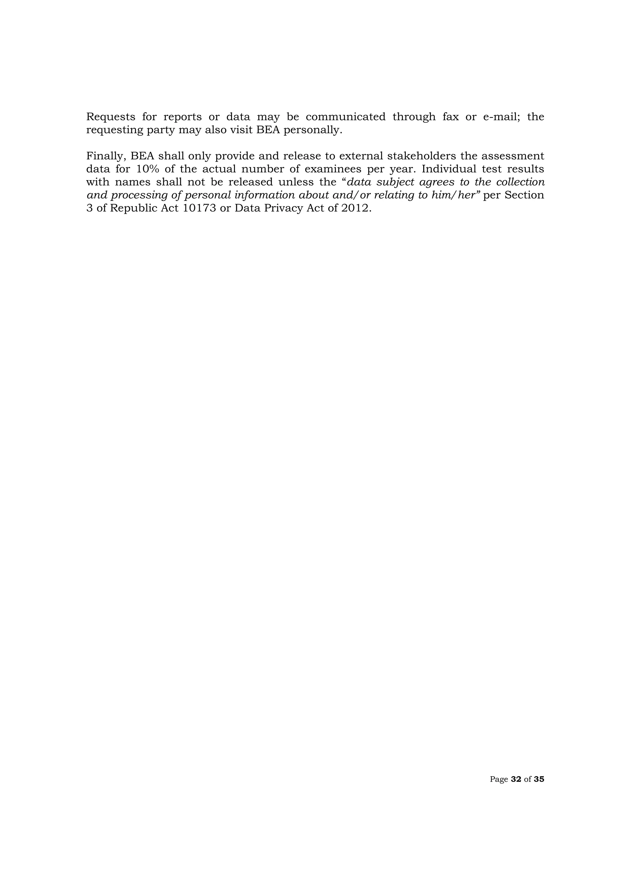 Dep ed order do-s2016_55 k-12 assessment policy | PDF