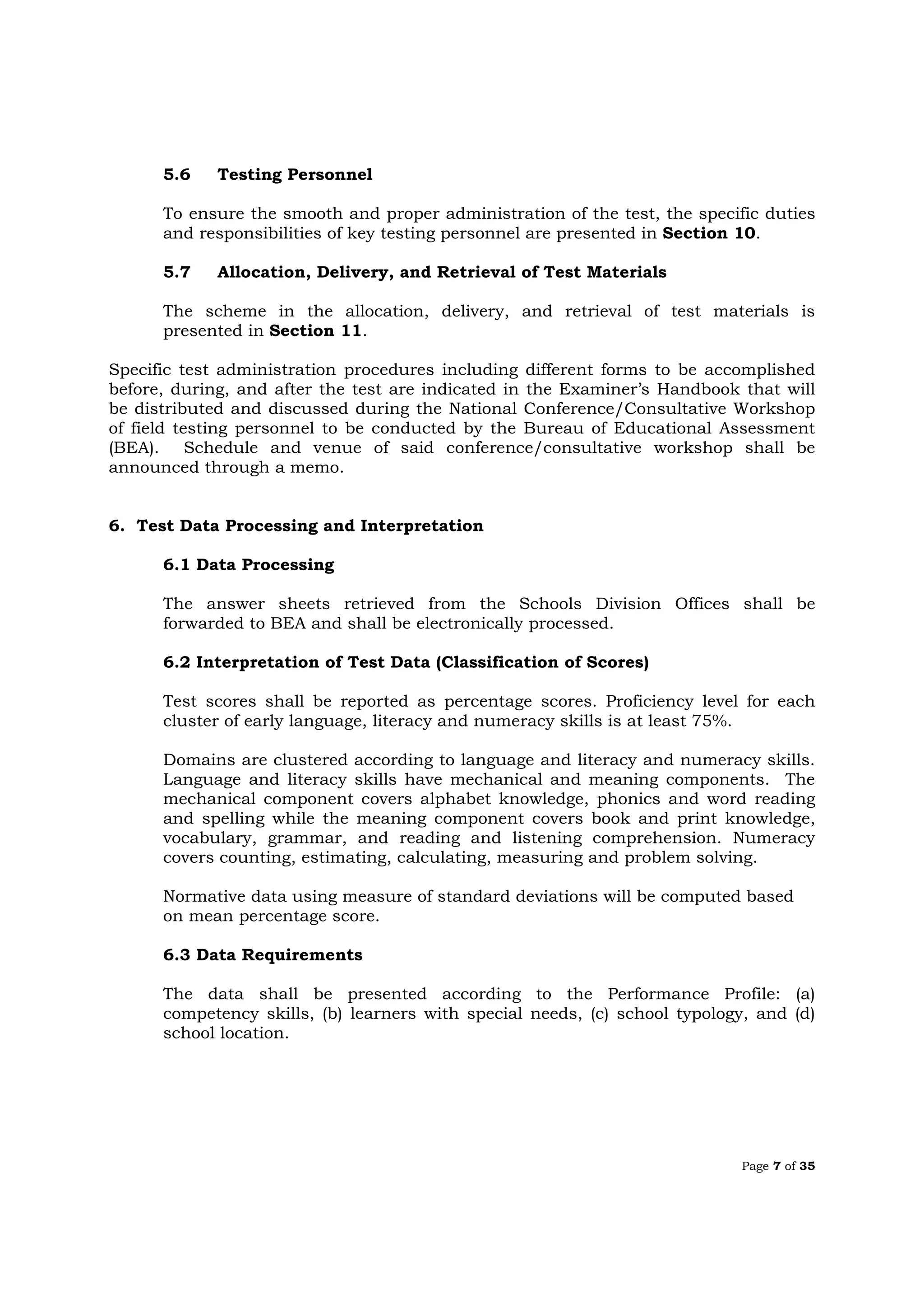 Dep ed order do-s2016_55 k-12 assessment policy | PDF