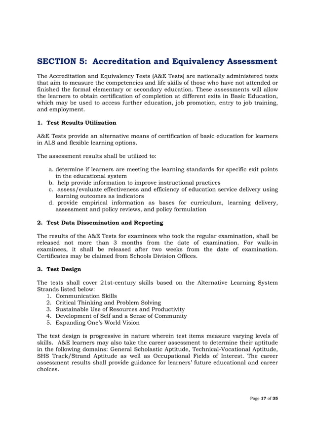 Dep ed order do-s2016_55 k-12 assessment policy | PDF