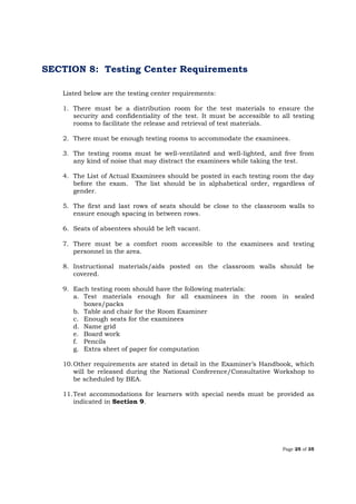 Dep ed order do-s2016_55 k-12 assessment policy | PDF