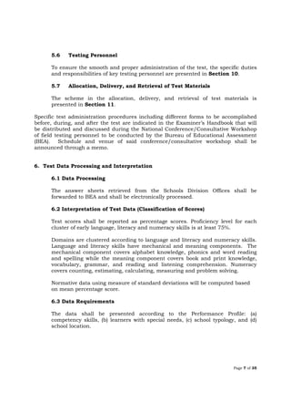 Dep ed order do-s2016_55 k-12 assessment policy | PDF
