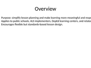 DepEd Order No. 016, s. 2026: Guidelines on Lesson Planning and ...