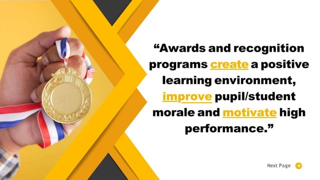 The Award for Academic Excellence of Grade 1- 12 | PPTX | Educational ...
