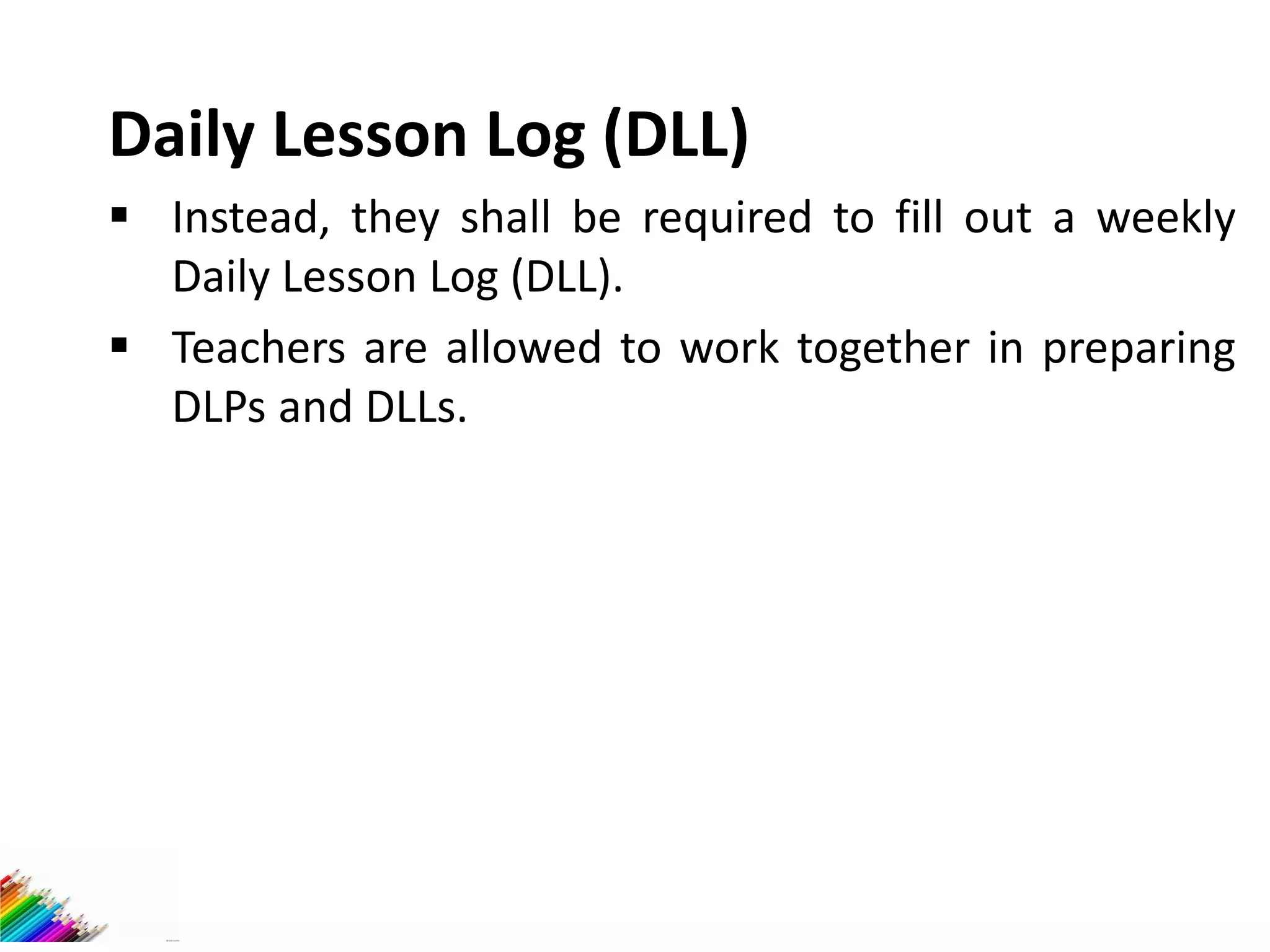 Deped order 42 policy guidelines dll | PPTX
