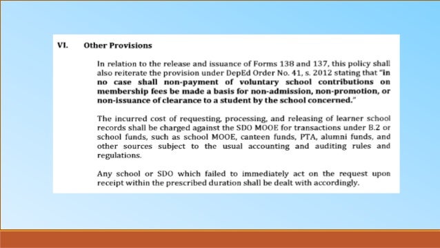 Deped order 54, series 2016