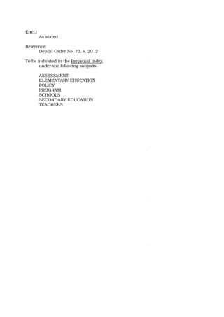 Deped order #8 series 2015 | PDF