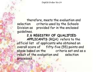DepEd Order No.14