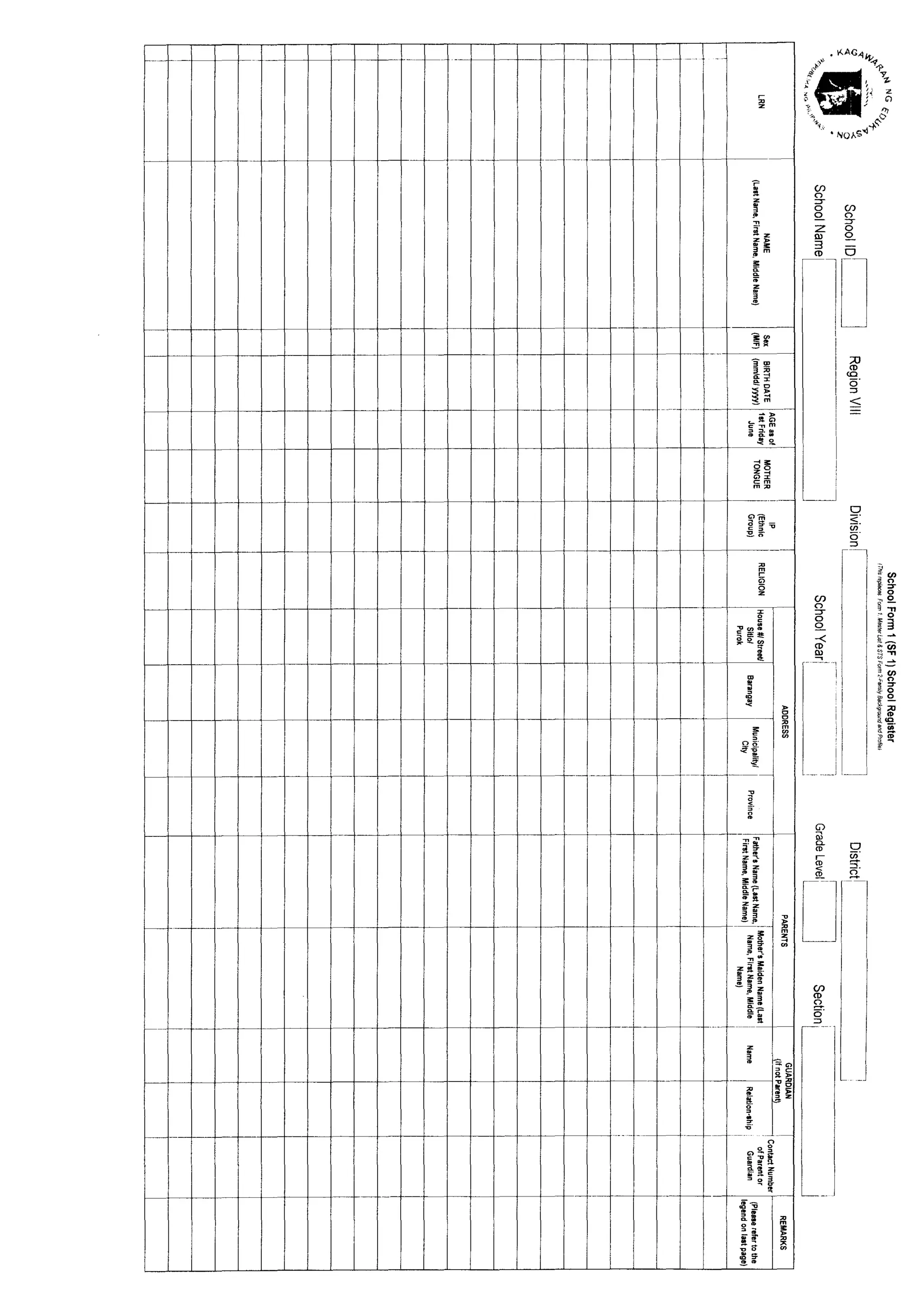 Deped order no.4,s2014 modified school forms | PDF