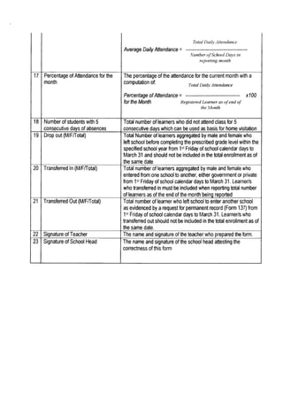Deped order no.4,s2014 modified school forms | PDF