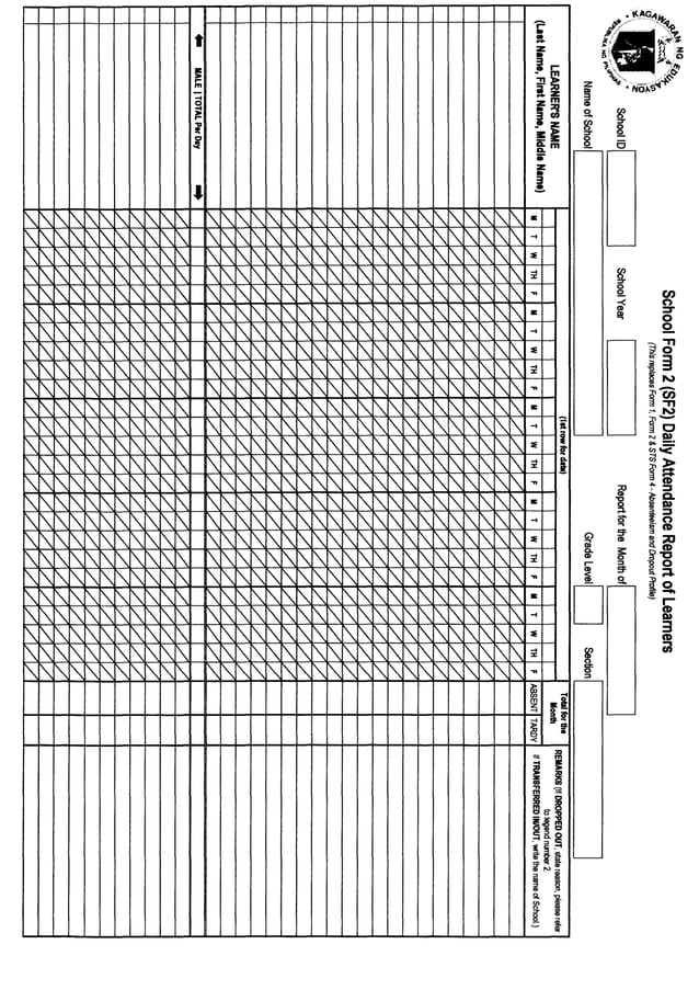 Deped order no.4,s2014 modified school forms | PDF