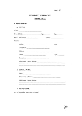 Dep ed order no. 40, s, 2012