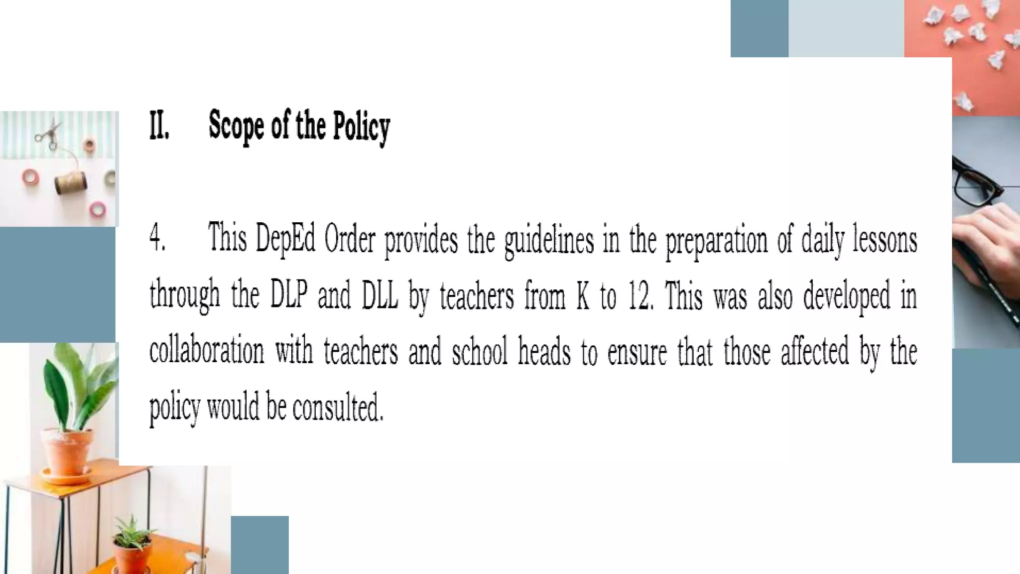 DepEd Order no. 42 s. 2016 | PPTX