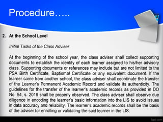 DepED Order no. 11, s. 2018 | PPT